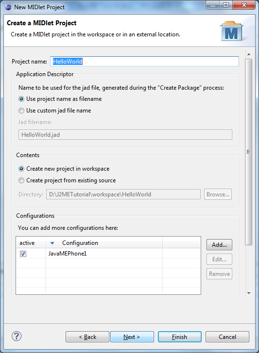 MIDlets | J2ME Tutorial by Wideskills
